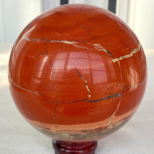 Natural Red jasper Sphere Quartz Crystal reiki Ball Healing 1320G | eBay