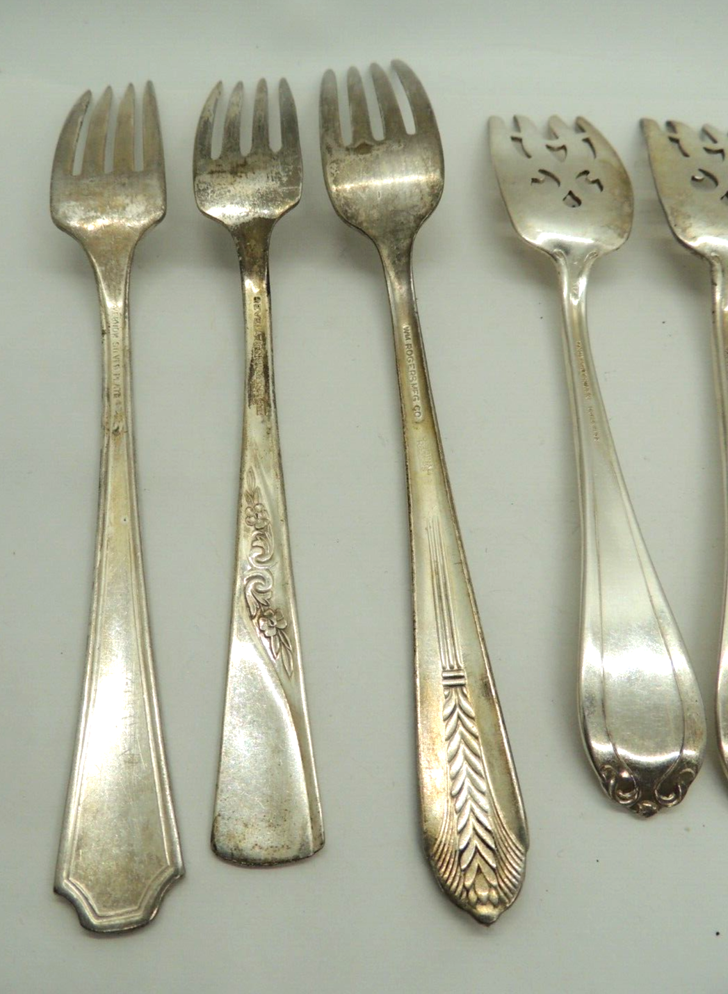 Vintage Silverplate Forks Lot Crafting Collecting Community Silver WM ...