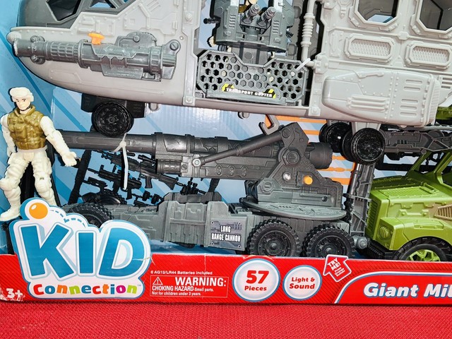 Kid Connection Large Military Action Figures Helicopter Play Toy Set 57 ...
