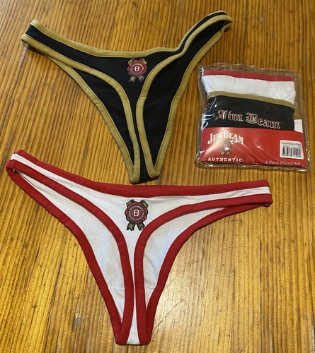 Jim Beam 2 Piece G-String/Thong set - Various Sizes 12-14-16. BNWT ...