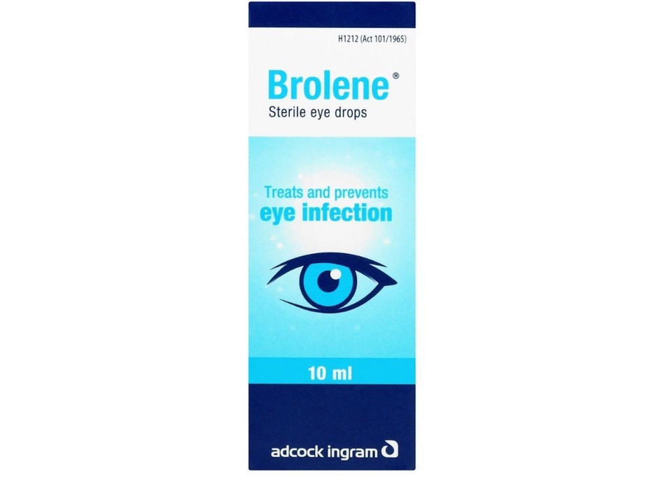 Brolene Eye Drops 10Ml x 5 Bottles for Eye Infections, Conjunctivitis ...