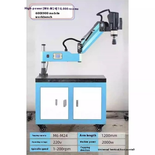 CNC Electric Tapping Machine M6-M24 Moving Servo Motor Tapping Machine ...
