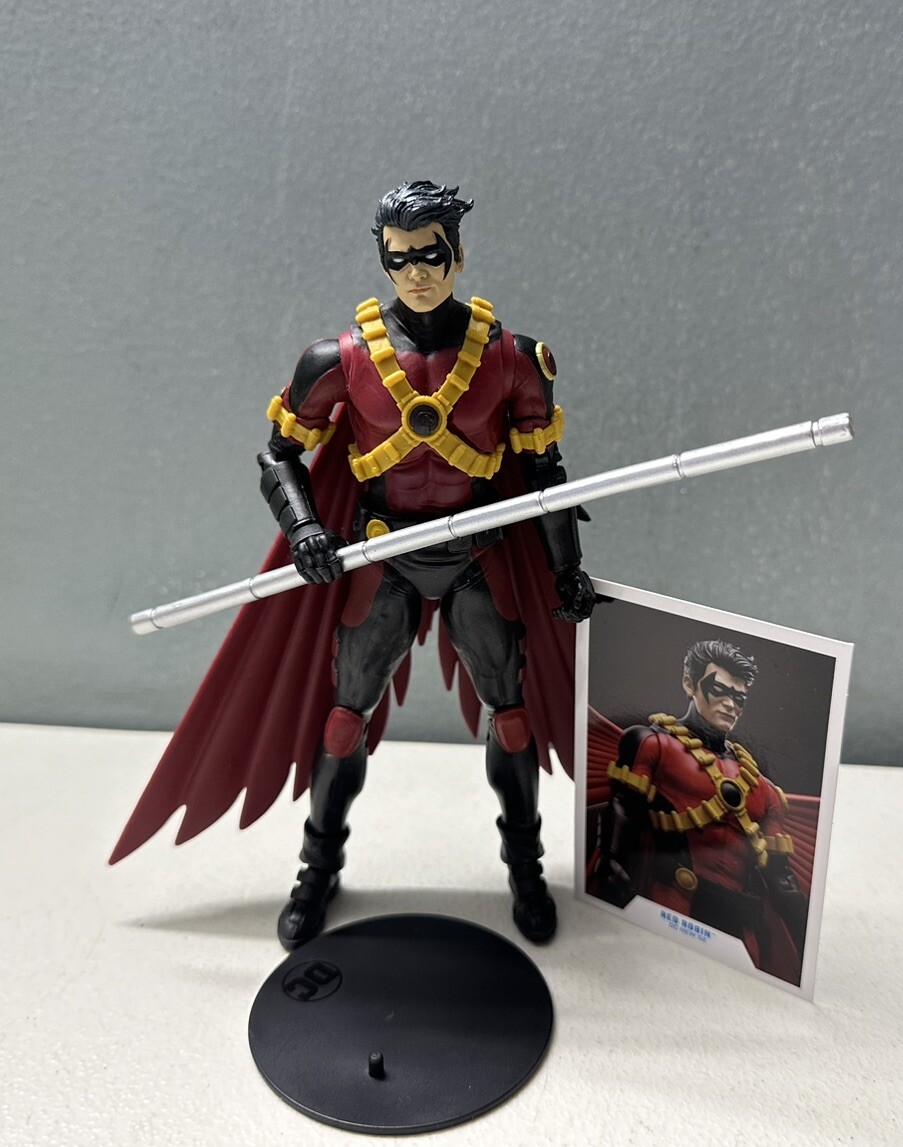 McFarlane Dc Multiverse New 52 Red Robin 7” Action Figure Complete Fast ...
