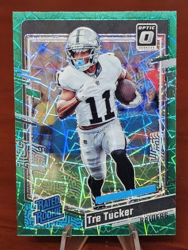 2023 Panini Donruss Optic Football Rated Rookie Green Velocity Tre ...