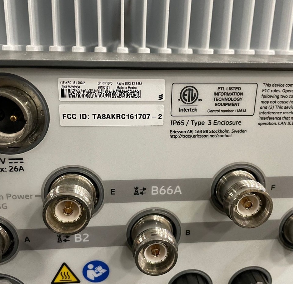 Ericsson Remote Radio Head 8843 KRC 161 707/2 B2 B66A TA8AKRC161707-2 ...