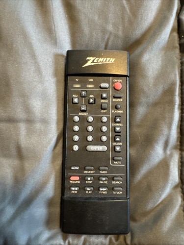 Zenith TV/VCR Remote Untested 124-192-01 | eBay