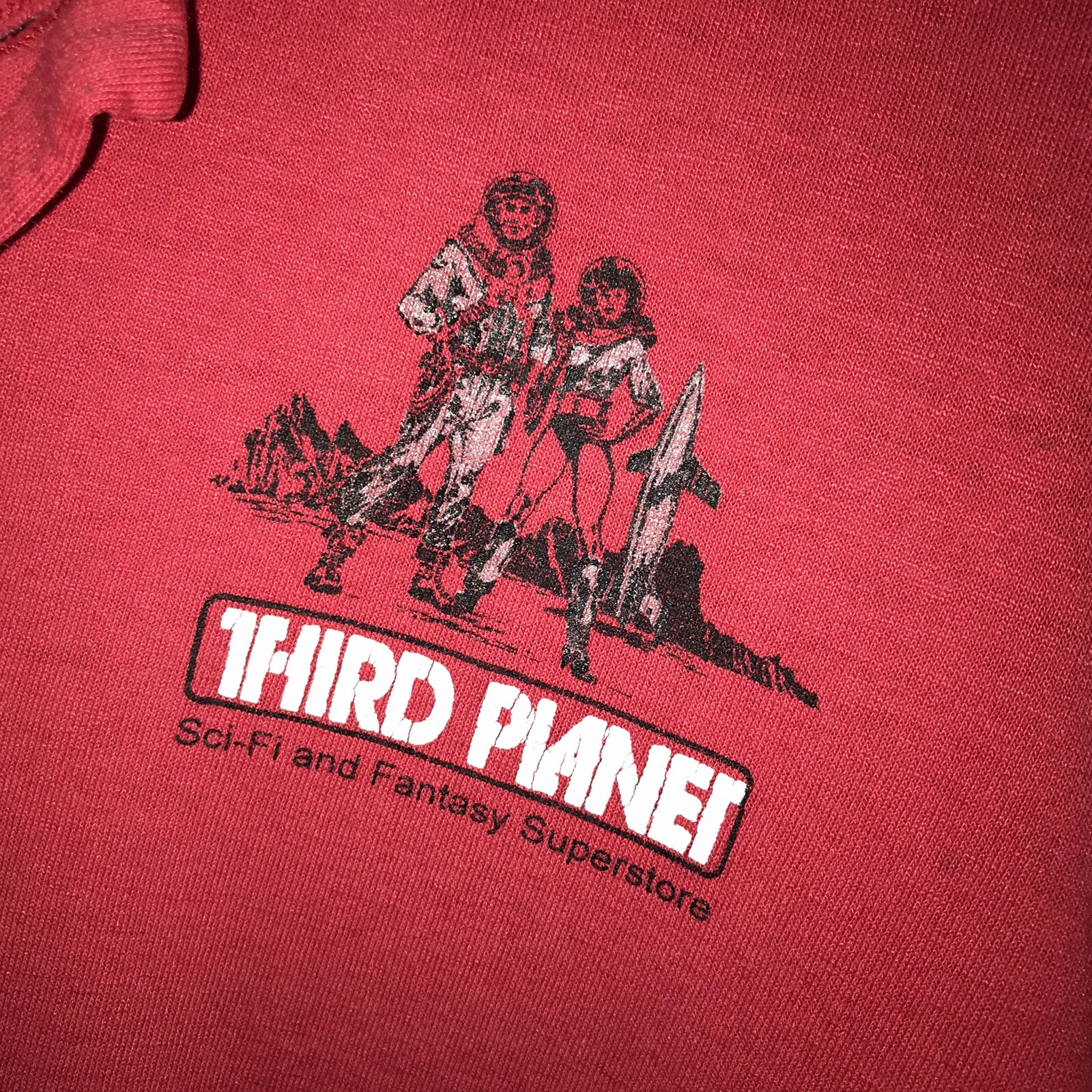 Third Planet Polo Shirt Sci-fi Comic Book Store Houst… - Gem