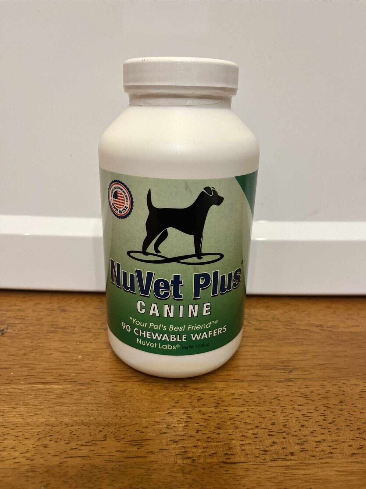NUVET PLUS CANINE SUPPLEMENTS NUVET LABS 90 CHEWABLE WAFERS NEW ...