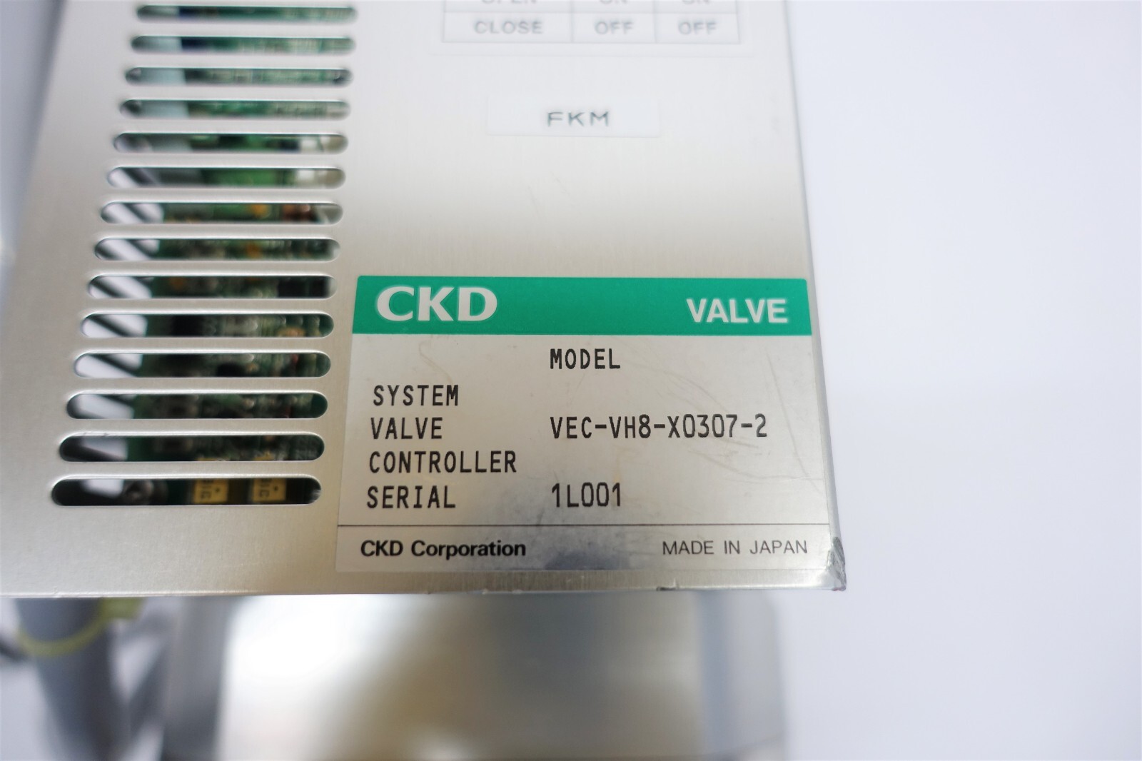 CKD VEC-VH8-X0307-2 PRESSURE CONTROL VALVE SYSTEM/ VALVE CONTROLLER | eBay