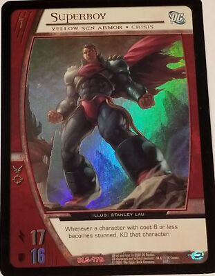 VS System: Superboy, Yellow Sun Armor (EA) [Played] VS Promos & EA TCG ...