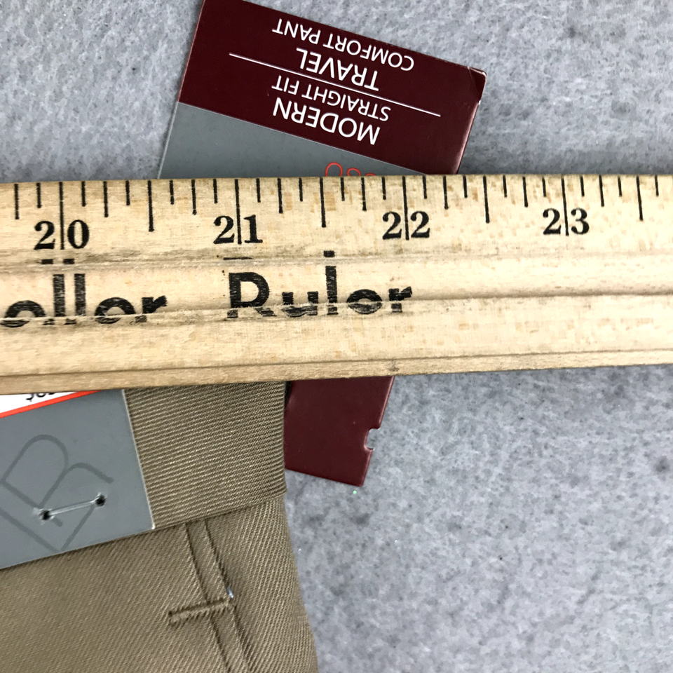 Louis Raphael Rosso Pants Men 42X34 Brown Pleated Cuffed Modern ...