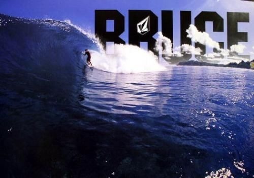 VOLCOM 2005 Bruce Irons tubed SURF promotional poster Flawless New Old ...