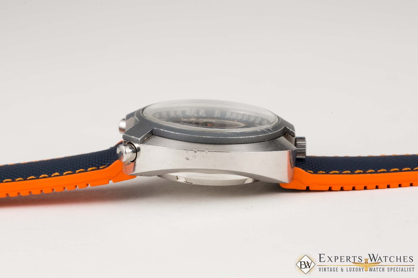 Serviced BULOVA BULLHEAD Parking Meter Chronograph Automatic Cal 12 ...