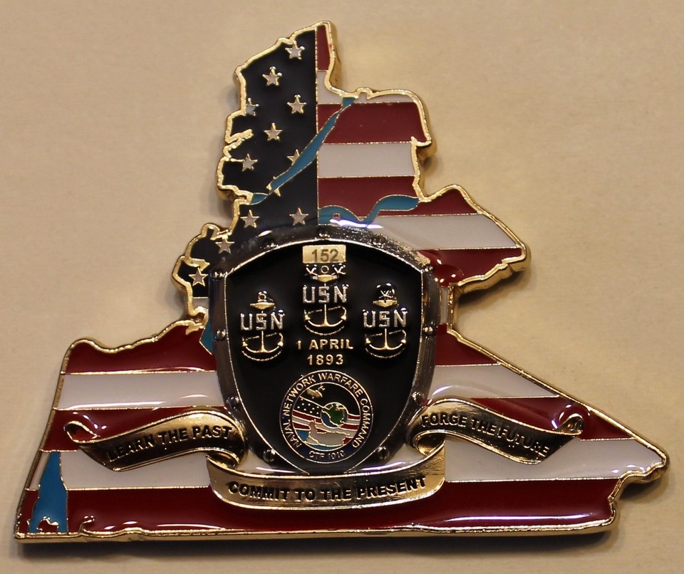 Network Warfare Command NETWARCOM Serial #152 Chief's Mess Navy ...