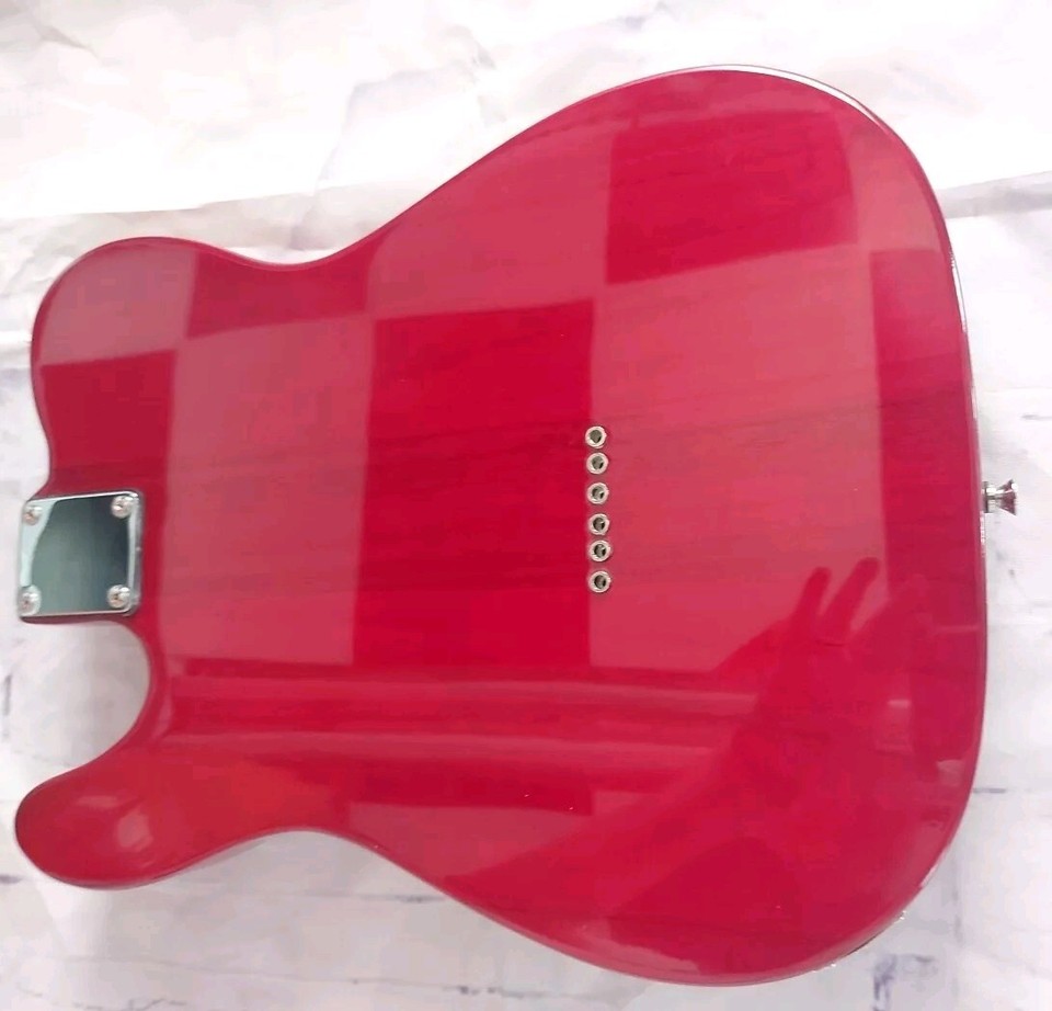 NEW LOADED Thinline TELE BODY Telecaster CANDY APPLE RED WHT PEARL ...