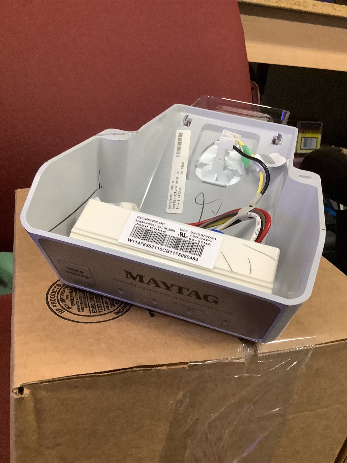 MAYTAG REFRIGERATOR CONTROL MODULE HOUSING BOX W11476573 W11608692 ...
