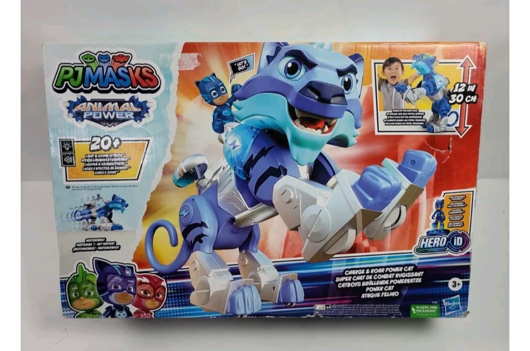 PJ Masks Animal Power Charge and Roar Power Cat. 20+ Light And Sound ...