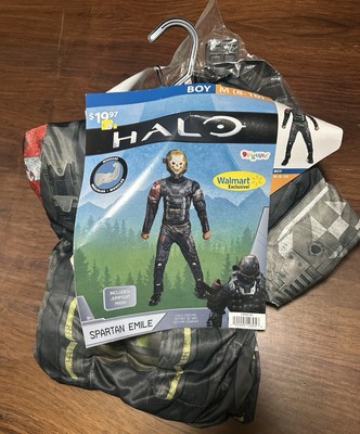 New Halo Spartan Emile Costume Size M 8-10 Official Microsoft Licensed ...