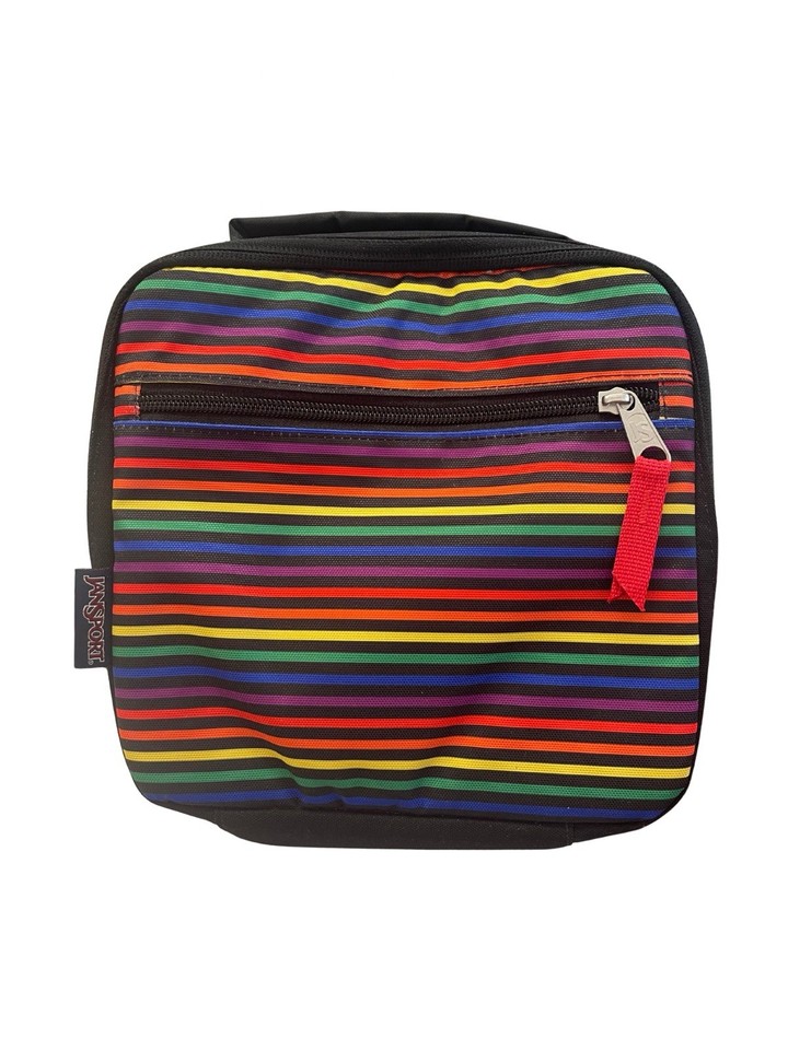 Jansport Lunch Break Bag Rainbow Stripe design JSOA2WJX 300 Cubic ...