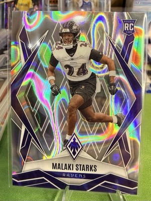 2025 Panini Phoenix - Malaki Starks - #195 Silver Seismic Rookie Card ...