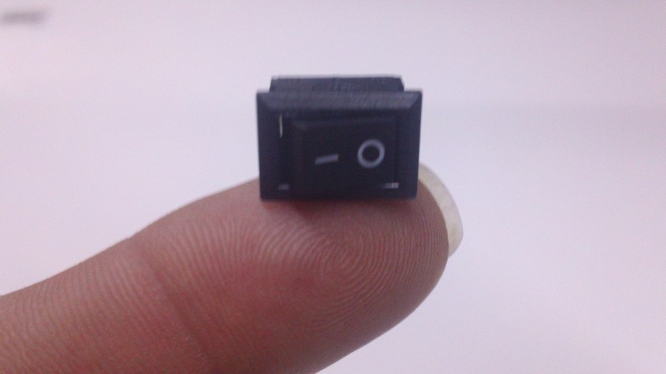 2x - Mini Small Switch - Doll House Mini Wall Switch LED Wall Switch ...