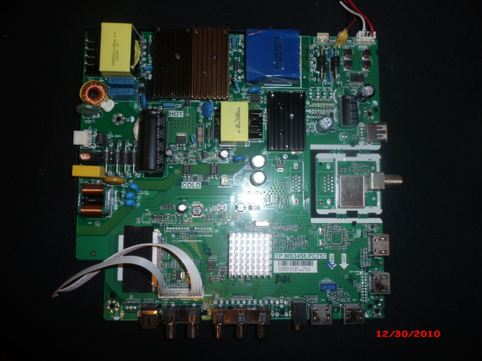 B0LVA 49BL00H7-01 MAIN POWER BOARD TP.MS3458.PC757 LSC490FJ01-W ...