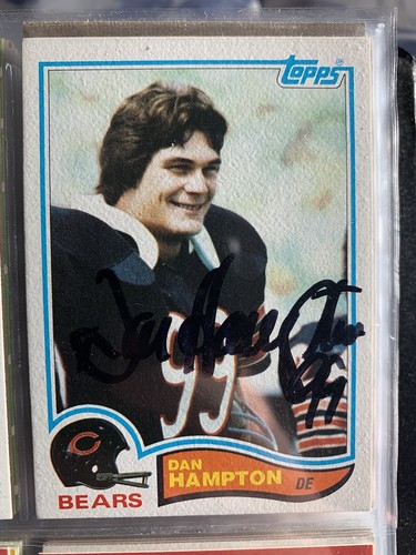 4 Dan Hampton football cards. 1 card autographed | eBay
