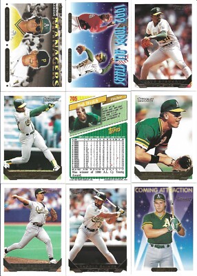 1993 Topps Gold Oakland Athletics Complete Team Set w/ Manager + All ...