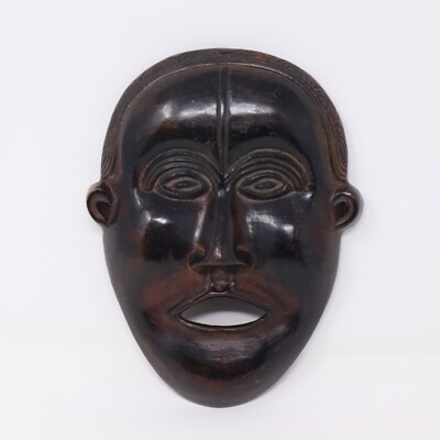 Handcrafted Metal Tribal Wall Hanging Art Mask Primitive African Metal ...