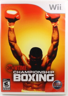 NINTENDO Wii SHOWTIME CHAMPIONSHIP BOXING VIDEO GAME 2007 TESTED ...