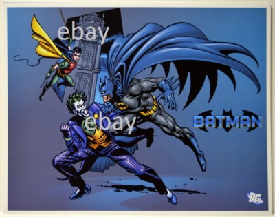 BATMAN & ROBIN vs The JOKER Print DC Comics Batman 1999 | eBay