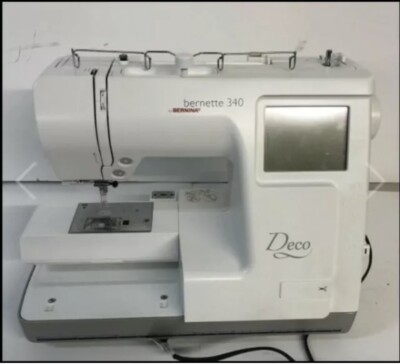 Bernina Bernette 340 Deco Embroidery Machine Tested Works 30 Colors ...