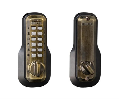 Lockey M210 AB Keyless Digital Deadbolt Door Lock Mechanical Code ...