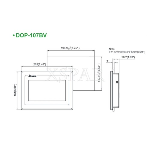 4.3'' Inch Delta DOP-103BQ HMI Touch Screen Human Machine Interface ...