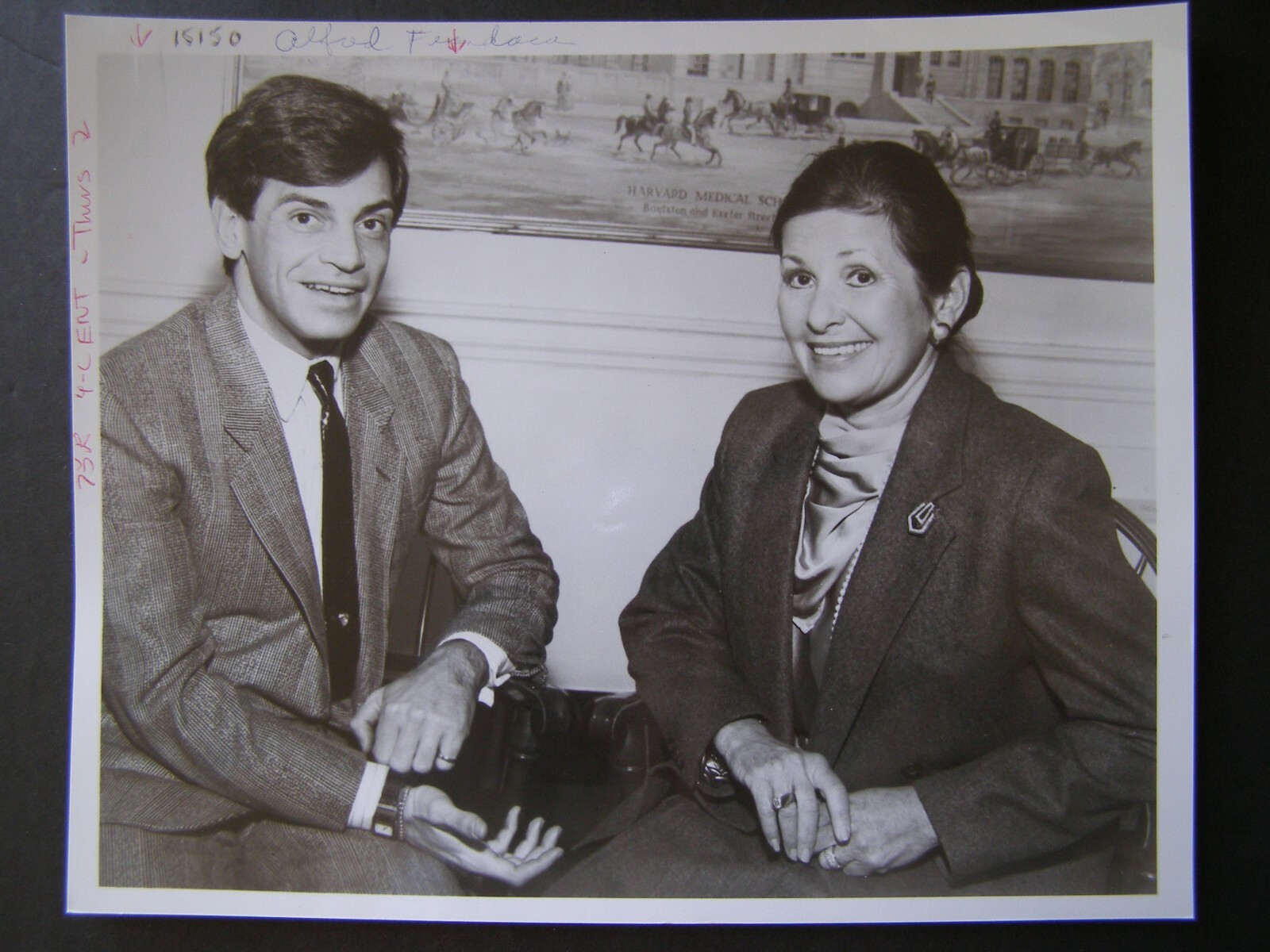 Glossy Press Photo 1985 Alfred Fiandaca Designer for the Elite ...