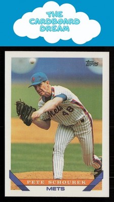 Pete Schourek 1993 Topps #352 New York Mets Baseball Card | eBay