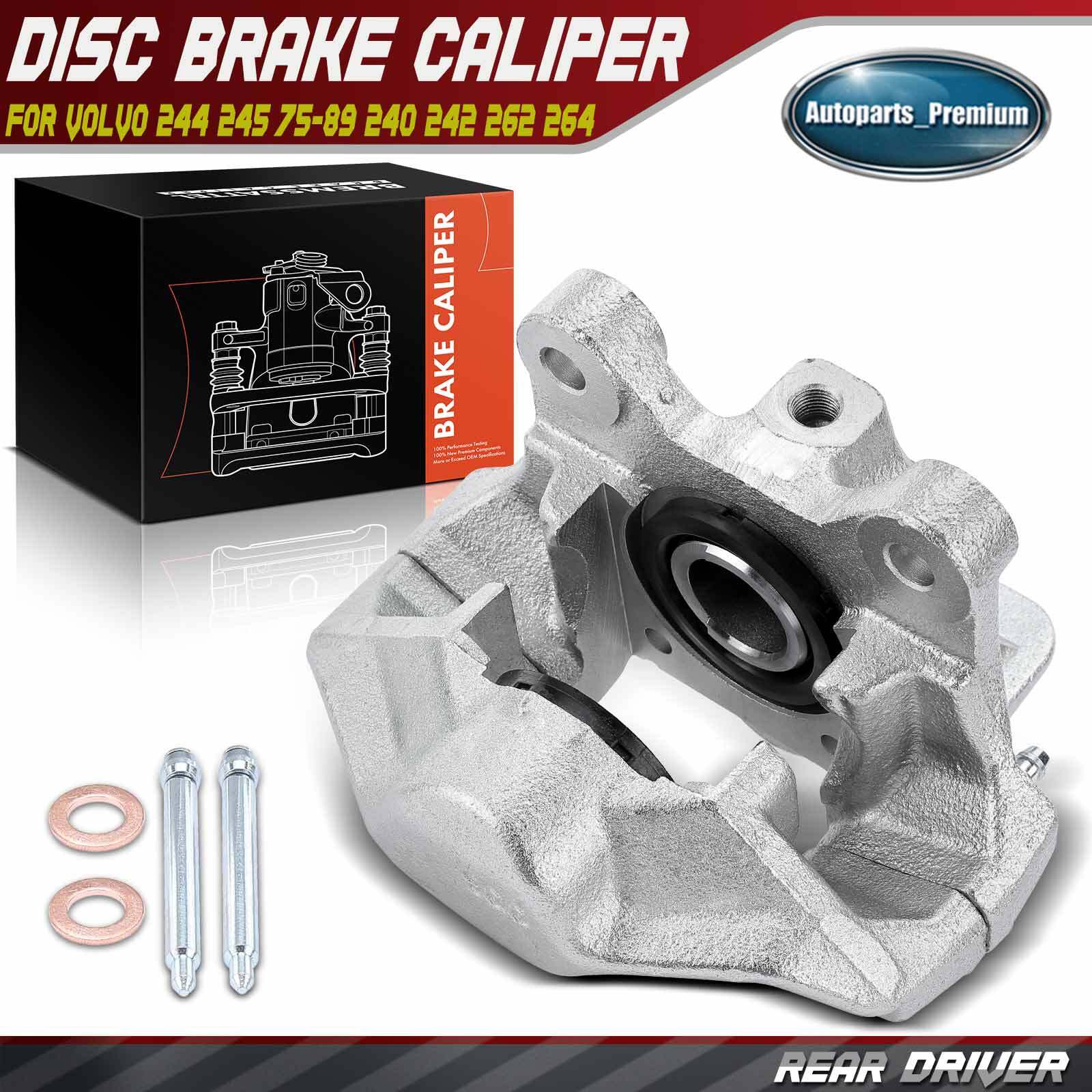 Rear Left Disc Brake Caliper w/ 2 Pistons for Volvo 244 245 240 242 262 ...