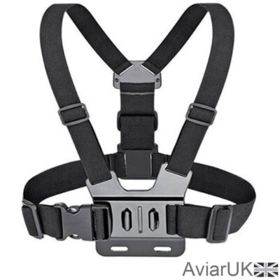 Gopro HERO Chest Body Mount Harness Strap Action Camera Go Pro 11 10 9 ...
