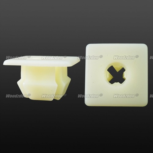 50pc Universal Fit Nylon Nut #8 #10 Screw Grommet Clip Retainer Fits 21 ...