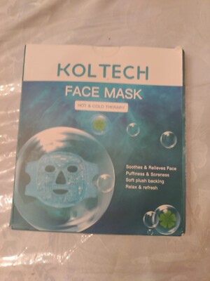 KOLTECH Reusable Gel Beads Face and Eye Mask Hot & Cold Therapy Relax ...