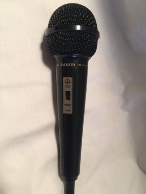 Aiwa DM-H15 IMP 300 Cardioid Dynamic Microphone With Cord & Plug | eBay