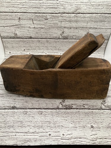 1800 Old Hand made Wooden Plane, Small size,8 inches 2 inch blade Gift ...