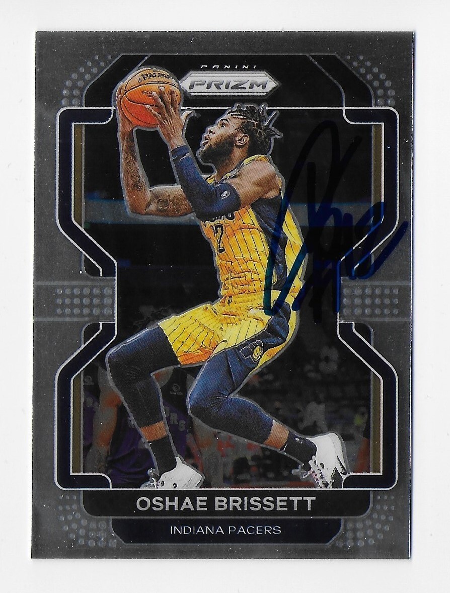 2021-22 PRIZM OSHAE BRISSETT PACERS CELTICS AUTOGRAPHED SIGNED ...
