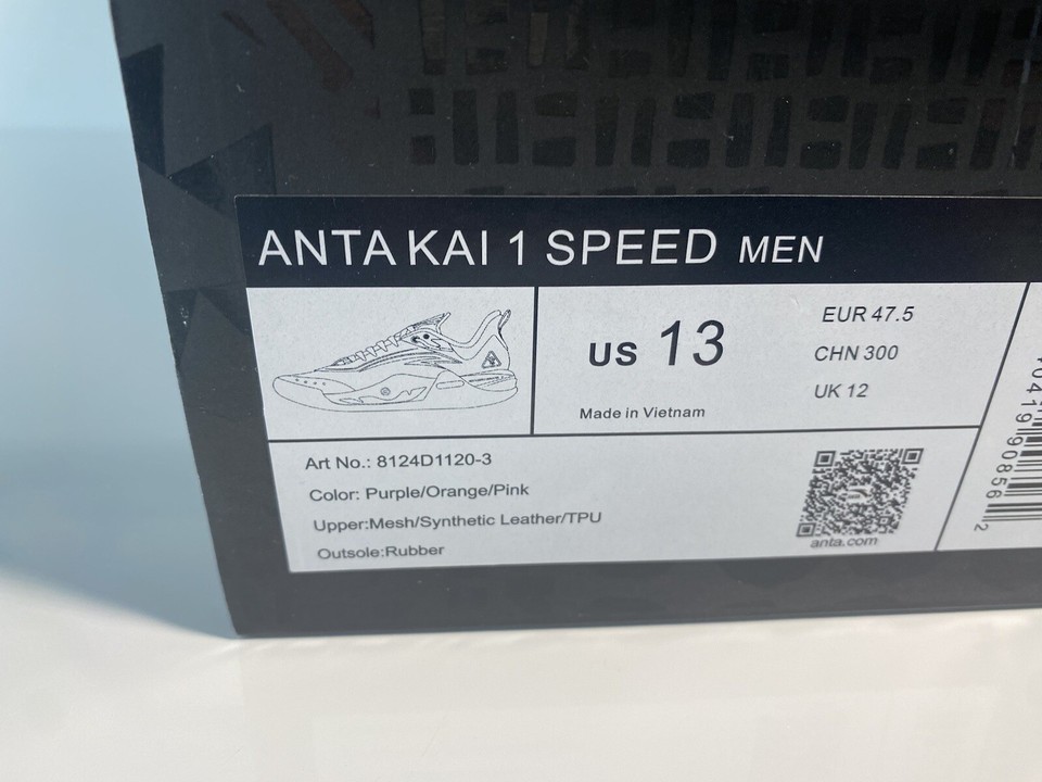 Anta Kai 1 Kyrie Speed Basketball Shoes Men's Size 8-13 | eBay