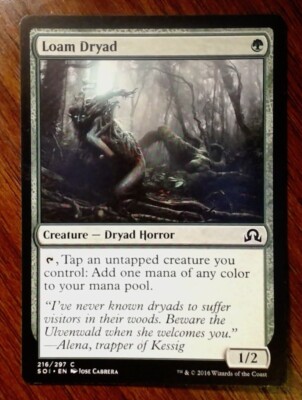 MTG Loam Dryad Shadows Over Innistrad 216/297 Regular Common NM | eBay