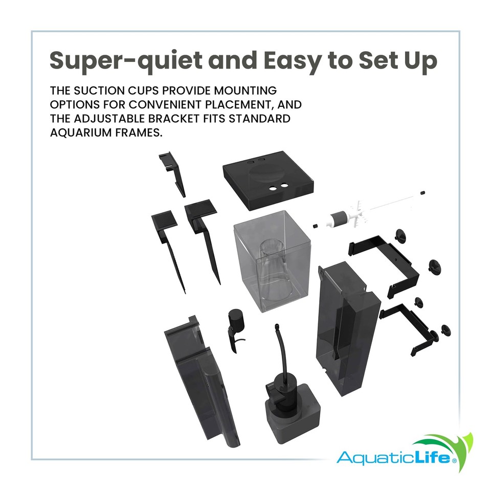 AQUATICLIFE 115 Mini Internal Protein Skimmer/Filter for Saltwater ...