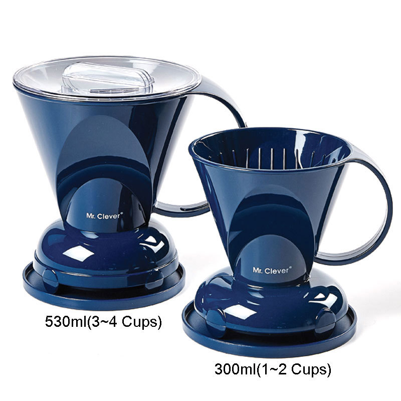 Mr. Clever Coffee Dripper Smart Handy Brewer BPA Free Hand Drip 2 Sizes ...