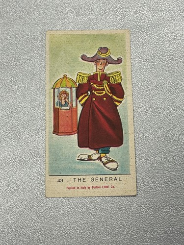1954 F360 Buitoni Figurettes card #43 The General | eBay