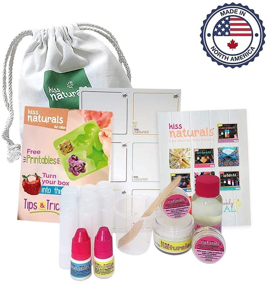 Kiss Naturals Organic DIY Bath Bomb Making Kit - Fun and Educational ...