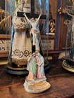 Antique Standing Porcelain Bisque Mary Magdalena Jesus Calvary Holy ...